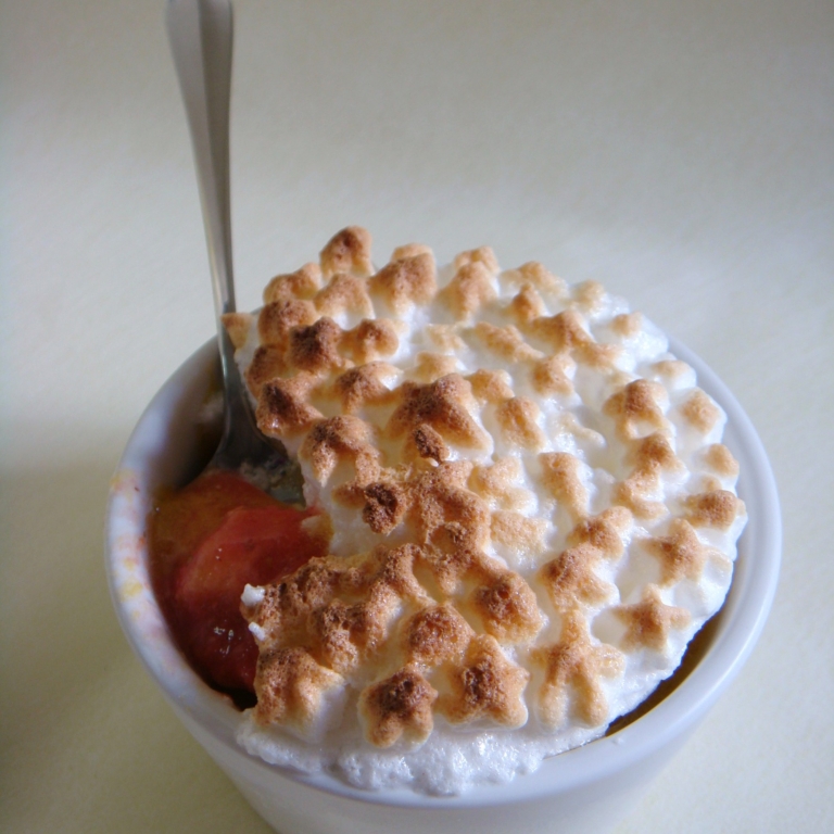 Strawberry-Mango Alaska