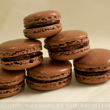 Chocolate Macarons