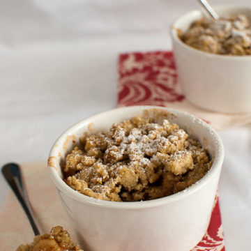 Apple, Maple and Oatmeal Crumble