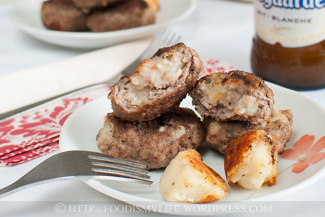Potato Surprise Meatballs