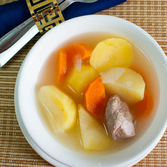 Japanese Chicken, Radish and Tofu Stew