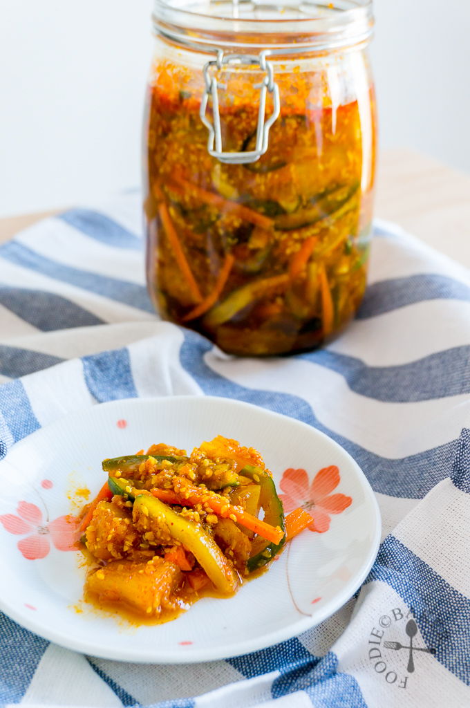 Simplified Nonya Achar/Acar [Spicy Pickled Mixed Vegetables]