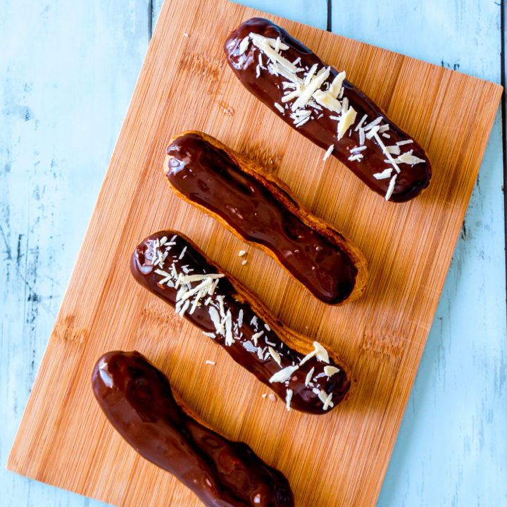 Triple Chocolate Éclairs